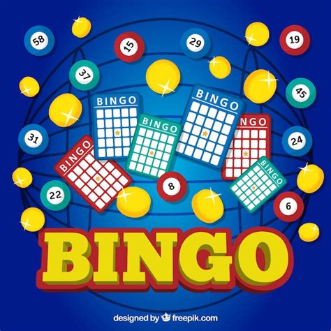 Colorful Background Of Bingo Free Vector