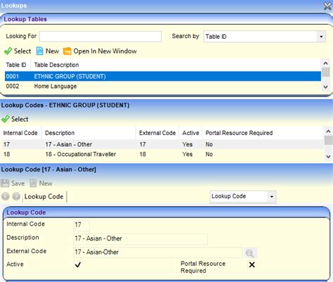 Lookup Tables And Codes