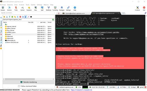 Login — Uppmax Intro Course — Part 1 01 Documentation