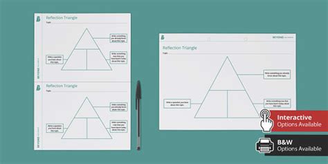 Reflection Triangle Teacher Made Twinkl