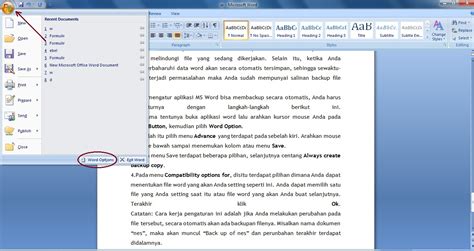 Cara Membuat Auto Backup Dokumen Word Secara Otomatis Panduan Belajar Ms Office