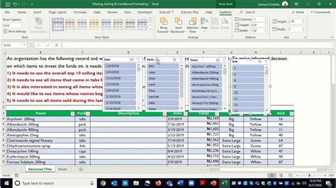 havron excel tutorial advanced filtering techniques youtube