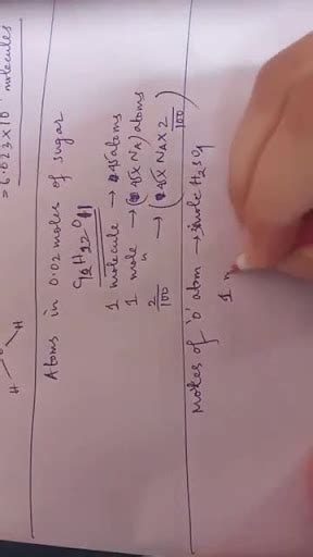 Q Calcalate The Wos Of Moleceles Preent In 0 01 Moles Of Wates Filo