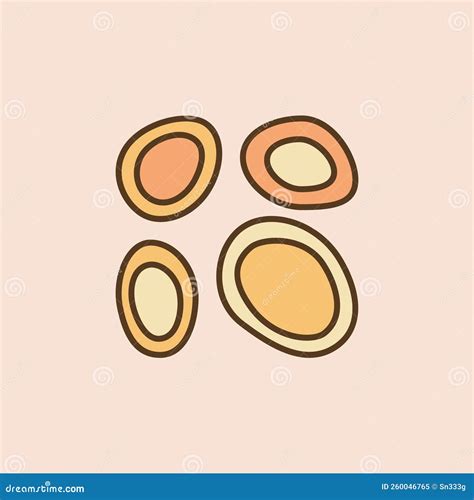 Helminth Larvae Vector Parasites Concept Colored Icon 260046765