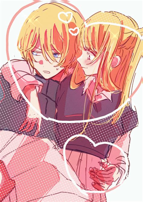 Hoshino Ruby And Hoshino Aquamarine Oshi No Ko Drawn By Kayu64 Danbooru