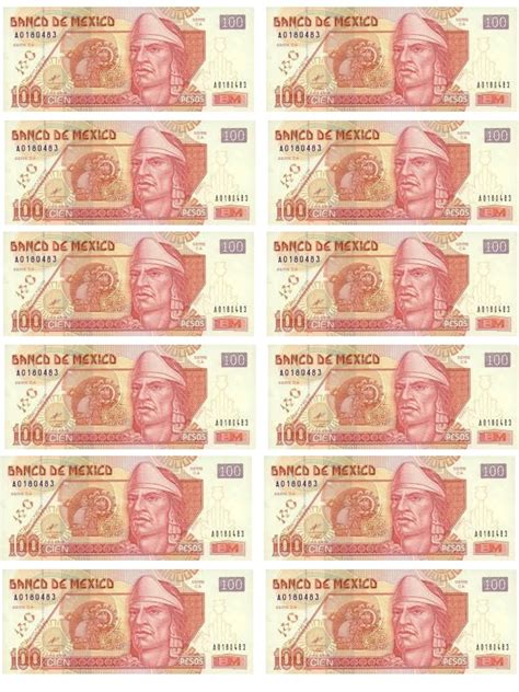 Billete De 100 Pesos Mexicanos Artofit