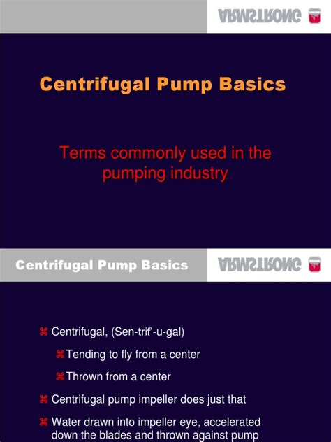 Pump Basics Pdf Pump Fluid Dynamics