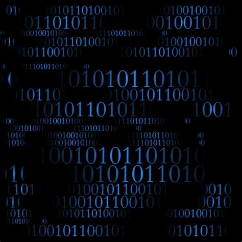이진 코드 패턴 배경 무료 벡터