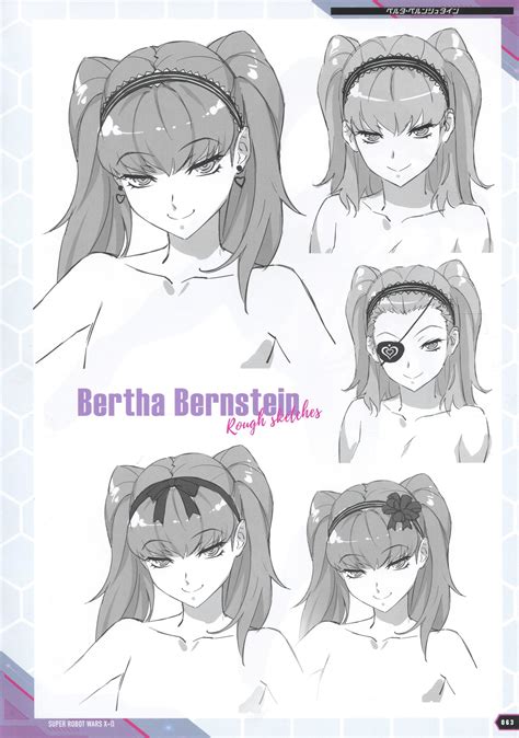 Watanabe Wataru Character Designer Bertha Bernstein Super Robot Wars Super Robot Wars X