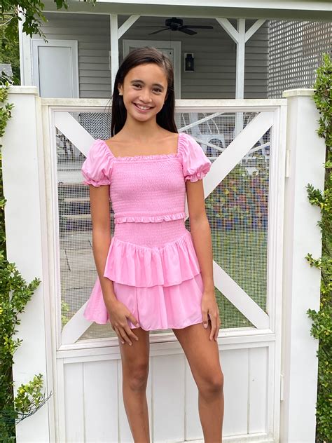 Katie J Nyc Girls Tween Lainey Print Dress Pink I Love Sweet Treatz