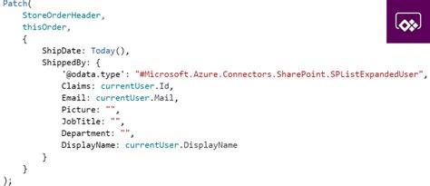 power apps patch function for sharepoint s complex column types marc
