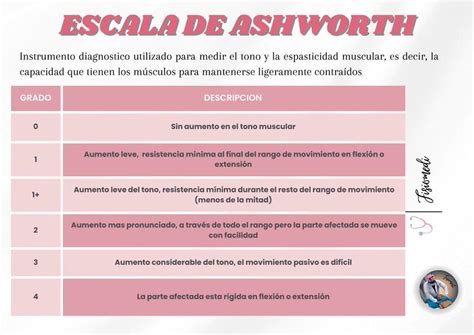 Escala De Ashworth Modificada Fisiomedi Udocz