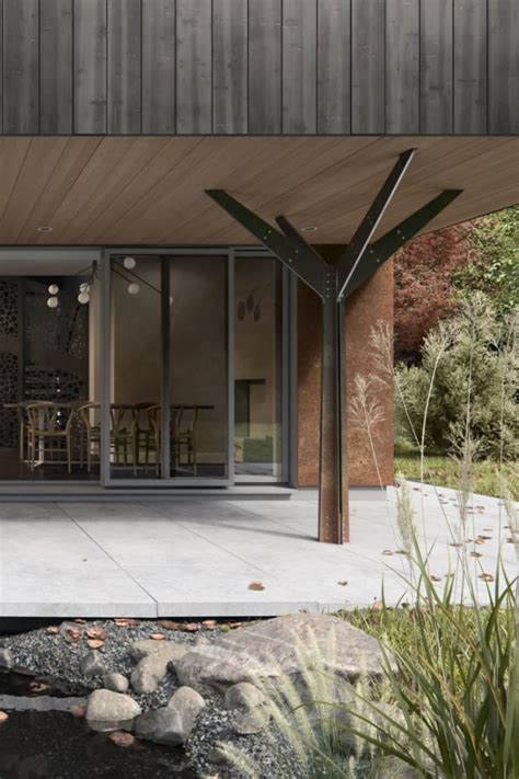 Unveiling The Artistry Steel Tree Columns At Pocketsdell