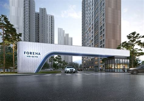 你创建的 Pin 图에 있는 维陈님의 핀 2024 정면 건축 주차장 건축물 렌더링 건축