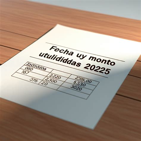 Fecha Y Monto De Utilidades 2025 Información Center