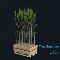 TREE SAPLING PALLET 100 PIECES V1 0 FS22 Mod