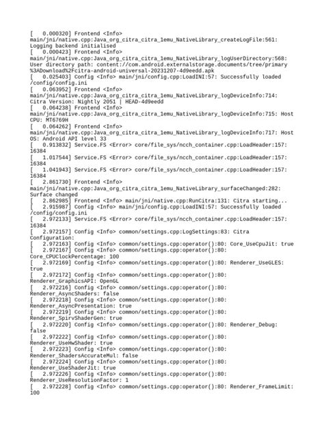 Citra Log Pdf Computing Software