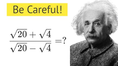 Germany Math Olympiad Question Nice Square Root Math Simplification