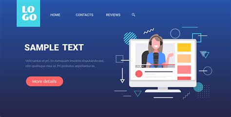 스튜디오 팟 캐스트 온라인 라디오 개념 모니터 화면 세로 수평 복사 공간에서 마이크 녹음 팟 캐스트에 이야기 헤드폰 팟 캐스터의 여자 개념에 대한 스톡 벡터 아트 및 기타