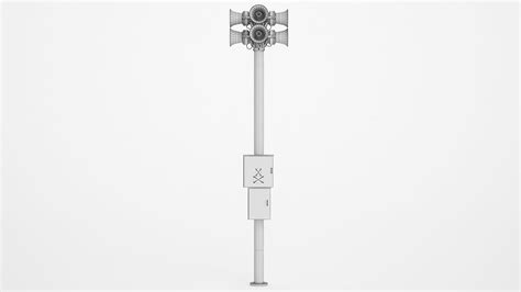 Warning Siren Collection 01 3d Model 69 Max Fbx Obj Free3d