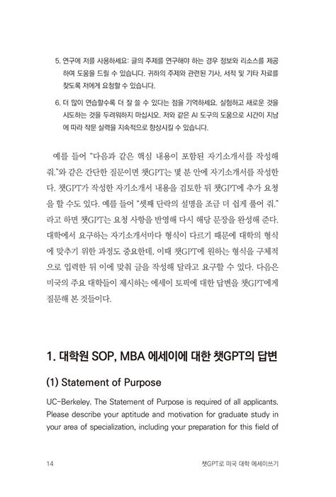알라딘 미리보기 챗gpt로 미국 대학 에세이쓰기
