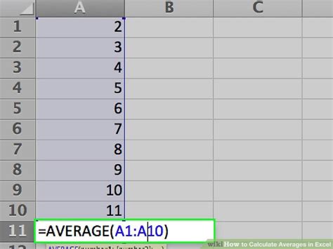 4 ways to calculate averages in excel wikihow