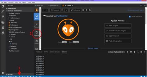 Blog Of Wei Hsiung Huang How To Develop Arduino Esp8266 Firmware Using Vs Code And Platformio