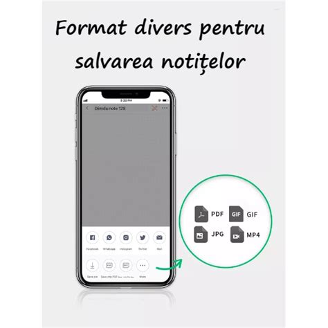 Set Inteligent De Scris Cu Stilou Smart Tableta Agenda Si Caiet B5 Recunoasterea Scrierii De