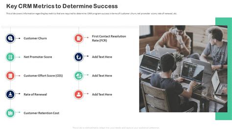 Customer Relationship Transformation Toolkit Metrics To Determine Success Presentation