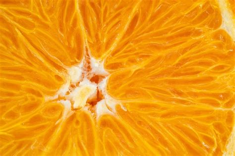 Premium Photo Orange In Section Macro Close