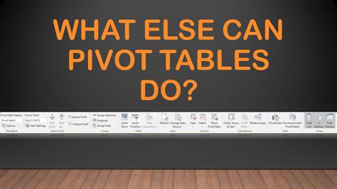 What Else Can Excel Pivot Tables Do Myexcelonline