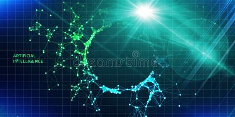 Abstract Polygonal Concept Of Making Analysis Big Data Artificial