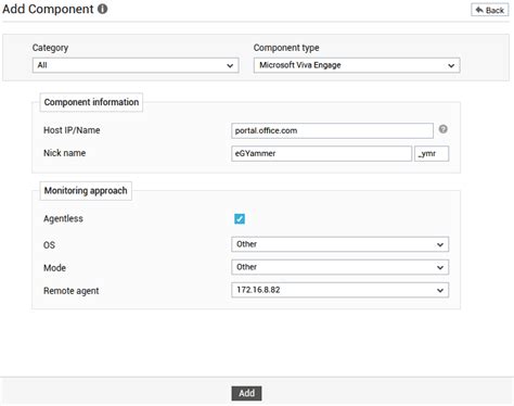 Adding A Microsoft Viva Engage Component