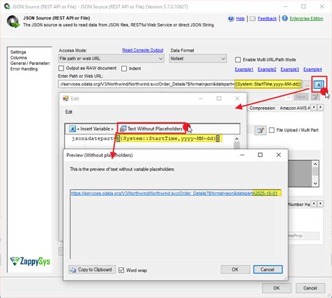 How To Set Ssis Data Flow Component Property Using Expression And