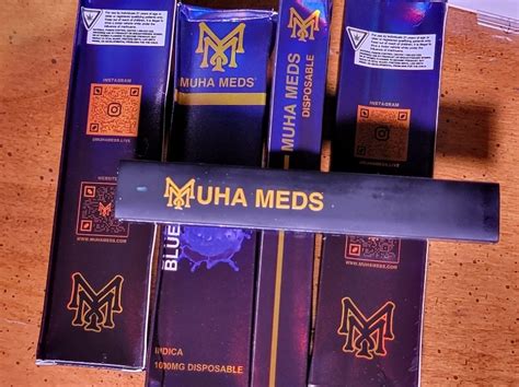 Muha Meds 1g Disposableblue Razzindica Boss Botanical