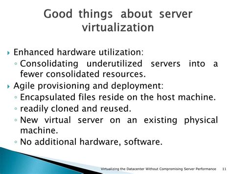 Ppt Virtualizing The Datacenter Without Compromising Server