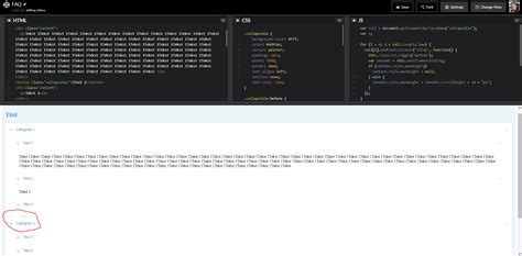 Javascript Js Collapse Isnt Displaying My Content Correctly Stack