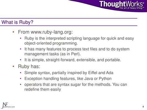Ppt Ruby For Java Developers Powerpoint Presentation Free Download