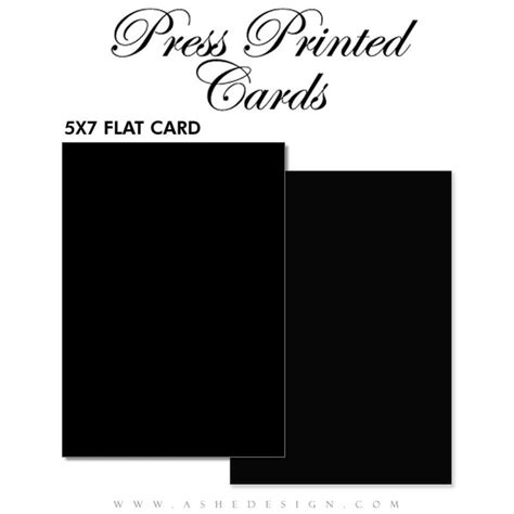 Ashe Design 5x7 Flat Card Mockup Ashedesign