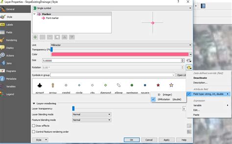 Labeling QGIS Individual Symbol Rotation Geographic Information Systems Stack Exchange