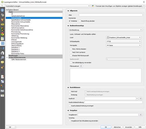 Fields Attributes Form Value Relation Dropdown Qgis Geographic