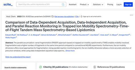 Comparison Of Data Dependent Acquisition Data Independent Acquisition