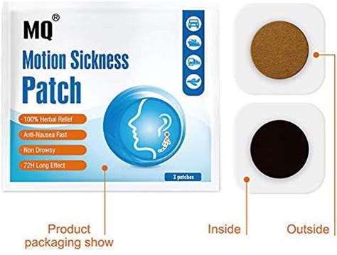 Motion Sickness Patch 20 Pack Relieves Vomiting Nausea And Dizziness For Cars Ships