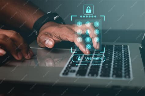 Premium Photo High Technology Security Protection Concept Twostep Verification Login Encrypted