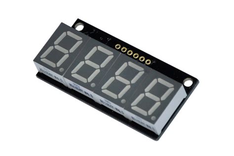 Embedded Adventures Displays 4 Digit 7 Segment Led Display Red