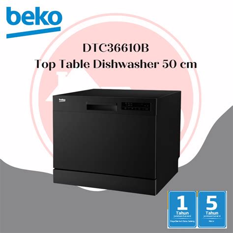 Jual Dishwasher Beko Dtc B Top Table Cm Shopee Indonesia