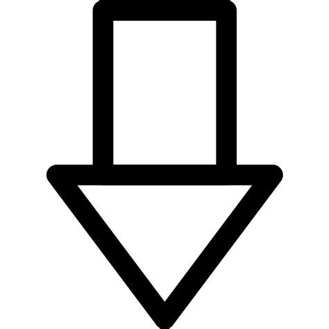 Arrow Direction Down Vector SVG Icon SVG Repo