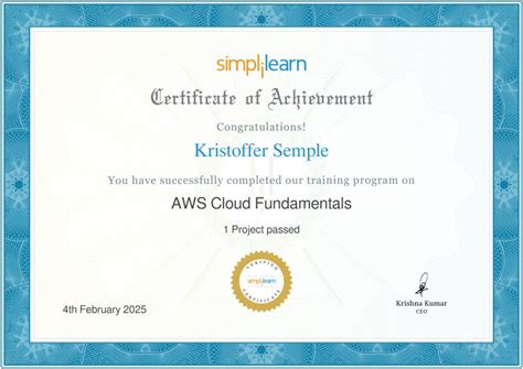 Cloud Computing Bootcamp Certification By Caltech Kristoffer Semple