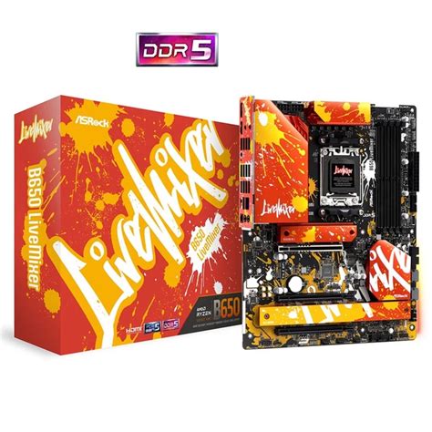 Asrock B650 Livemixer Am5 Ddr5 Motherboard £244 99 Picclick Uk