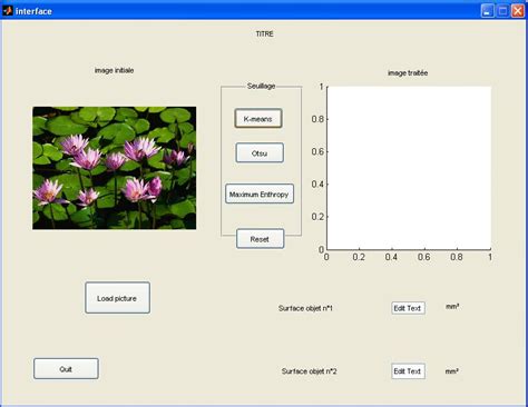 Interface Graphique Matlab